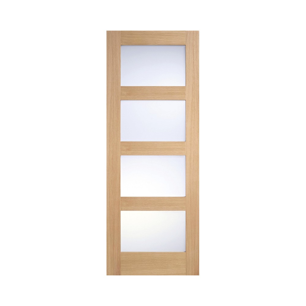 Shaker Glazed 4L Frosted | Doors | LPD Doors | Matrix Hardware