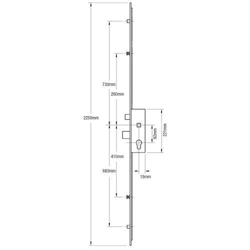 Multi-point Locking Mechanisms