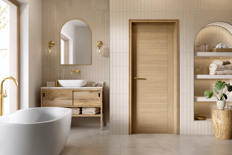 Oak Carini Glazed 1L | Doors | LPD Doors | Matrix Hardware