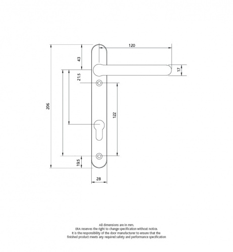 Windsor Lever Lever | Multipoint Door | Fab & Fix | Matrix Hardware