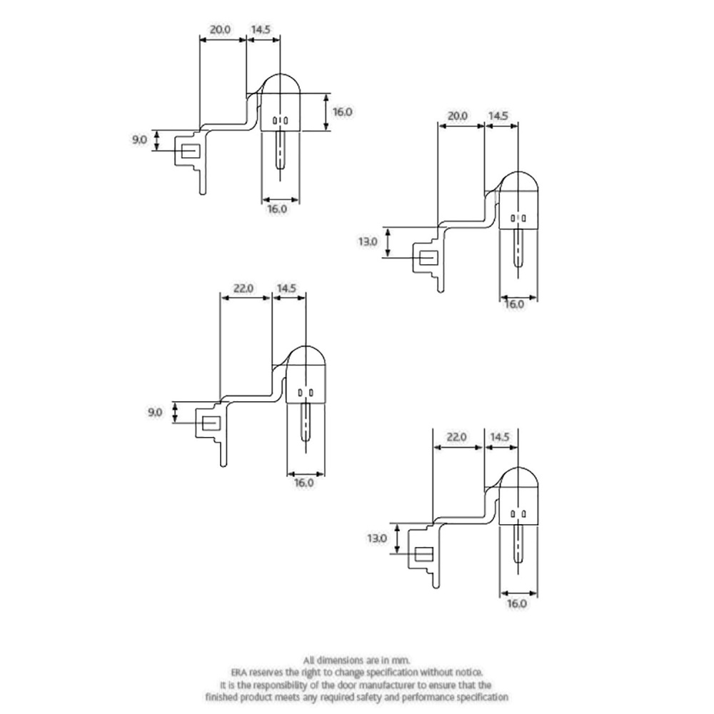 Challenger Rebated Door Hinge | Door Hinge | ERA | Matrix Hardware