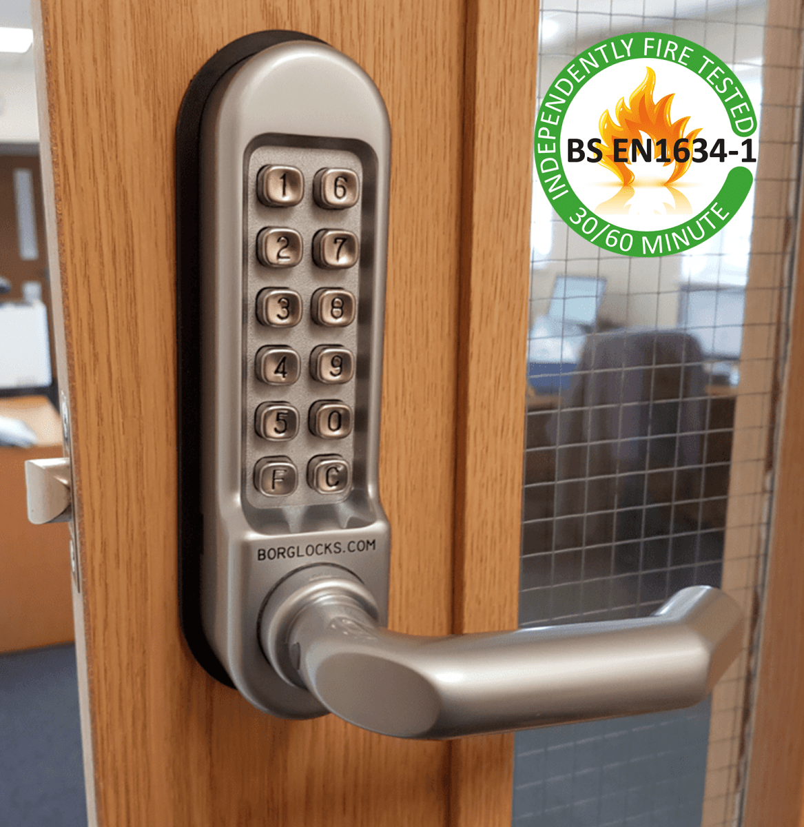 BL5001 FT - 30/60 | Digital Door Lock | Borg Locks | Matrix Hardware