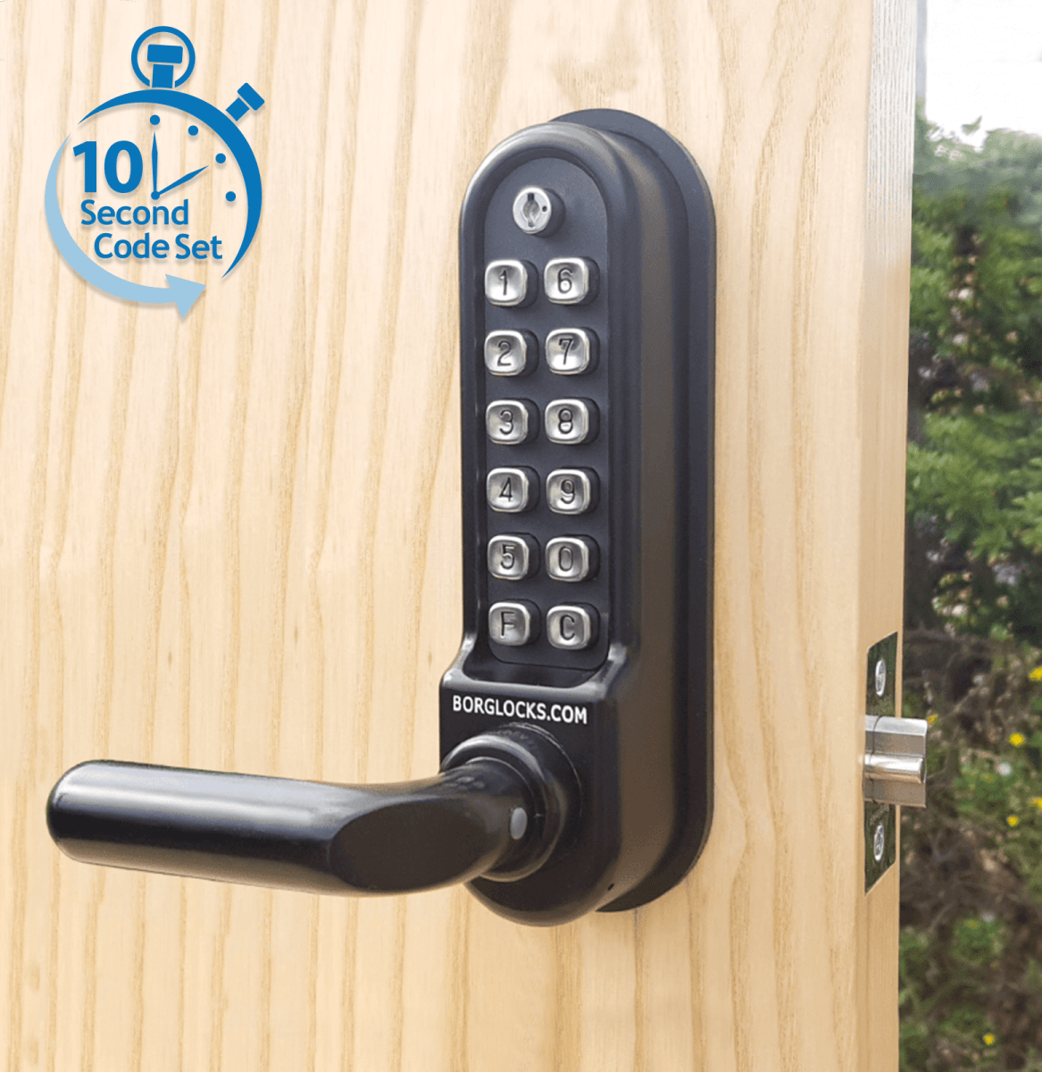 BL5201 ECP - Marine Grade lever turn keypad with an internal handle and ...
