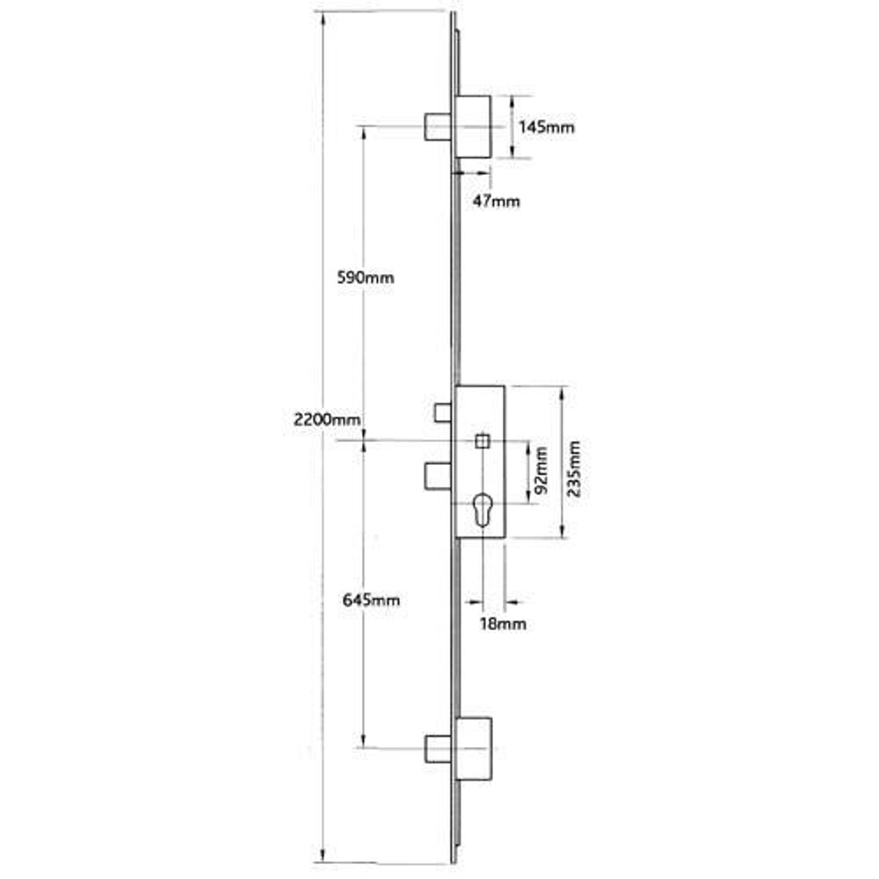 Defender Door | Multipoint Door Lock | Securistyle | Matrix Hardware