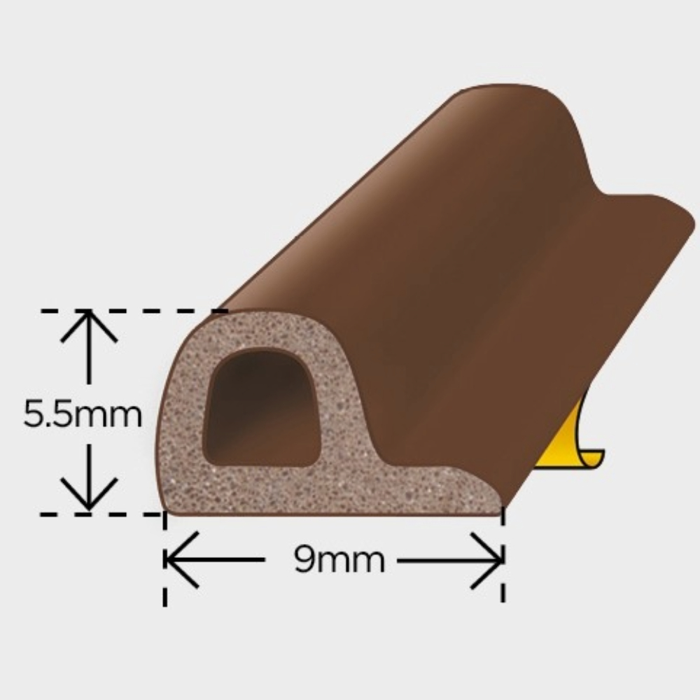 Exitex P Strip Self Adhesive Rubber